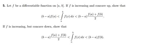 F Is Increasing And Concave Up Determine Definite Integral
