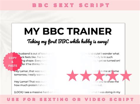 Sexting Script BBC Script Video Script Adult Creator Sext Script Fetish Taboo Video
