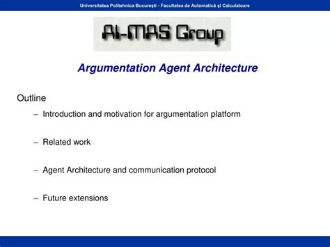 Ppt Argumentation Agent Architecture Powerpoint Presentation Free Download Id5395761