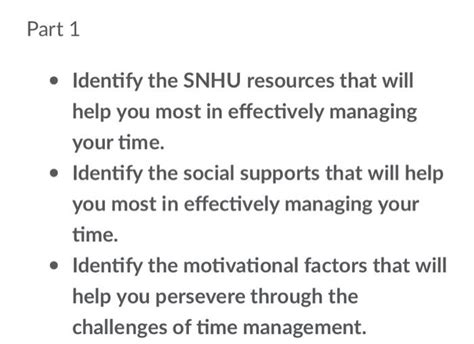 Solved Identify The Snhu Resources That Will Help You Most