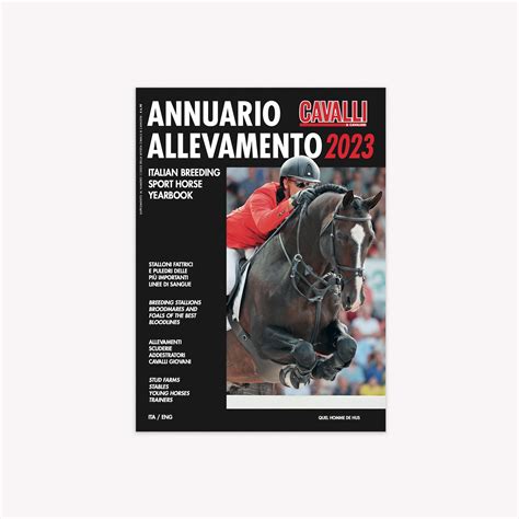 Breeding Yearbook 2023 Printed Edition Cavalli And Cavalieri