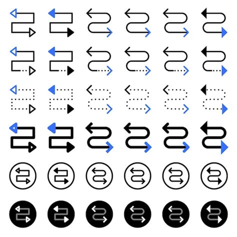 Premium Vector Arrow Icon Related To Connection And Flow