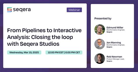 From Pipelines To Interactive Analysis Closing The Loop With Seqera