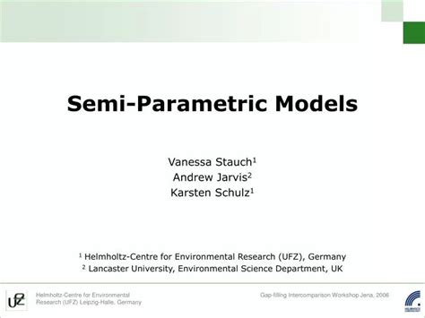 Ppt Semi Parametric Models Powerpoint Presentation Free Download