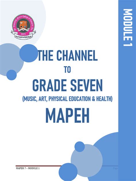 Mapeh Gr 7 Module 1 Min Pdf