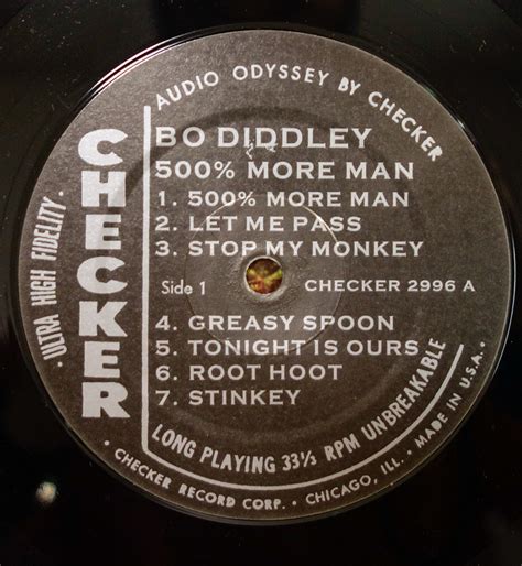 Yahooオークション 即決 Bo Diddley 500 More Man Lp Checke