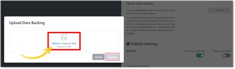 Design Table Tabular Data Options