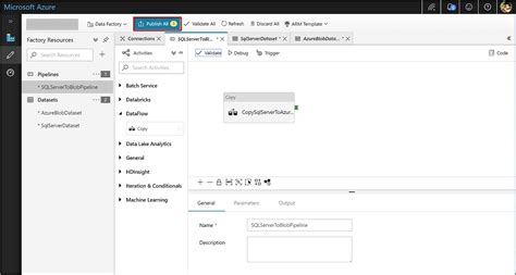 Copy Data From An On Premises Sql Server Database To Azure Blob Storage