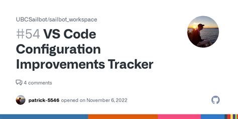 Vs Code Configuration Improvements Tracker · Issue 54 · Ubcsailbotsailbotworkspace · Github