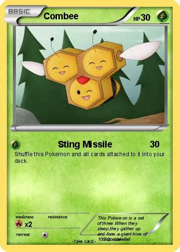 Pokémon Combee 46 46 Sting Missile My Pokemon Card