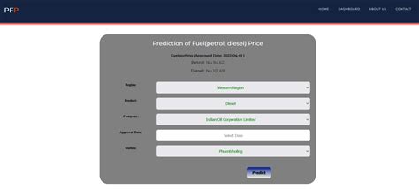 Github Ugyenwangdifuelpriceprediction Aimed To Predict The Fuel Prices Of Bhutan Using