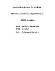 F21 CS590 Hw1 Docx Stevens Institute Of Technology Master Of Science