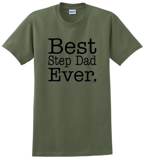 Best Step Dad Ever T Shirt 2000 Fa 690 Etsy