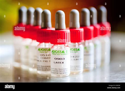 Allergenic Extracts Used For Skin Prick Test For Allergens Screening