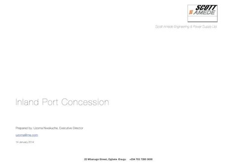 Pdf Inland Port Concession Executive Summary Dokumen Tips