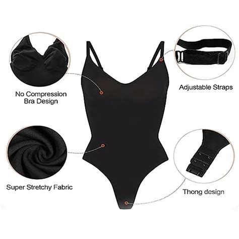 Knnited Sleeveless Bodysuit Firm Control Body Shaper Adjustable