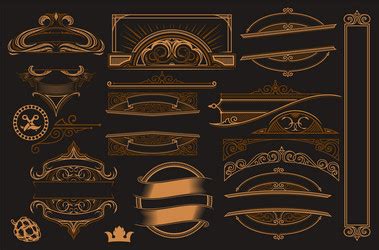 Set Elements For Design Royalty Free Vector Image