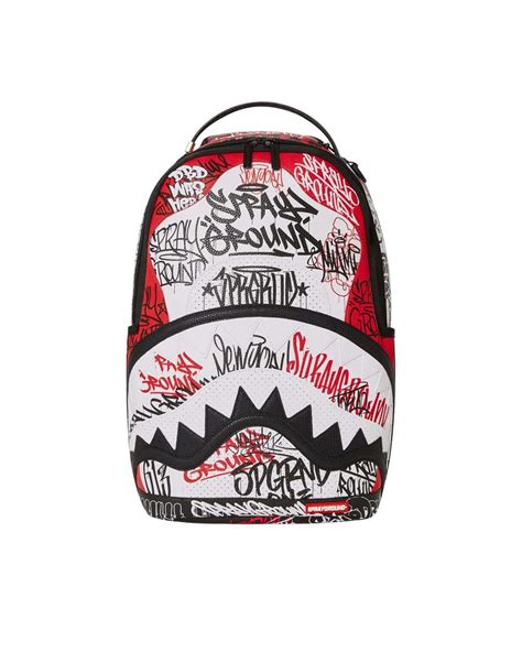 Sprayground Vandal Dlx Backpack In Red For Men Lyst