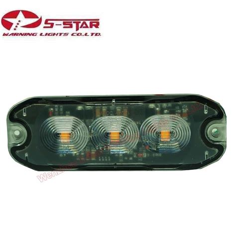 PC Case LED Grille Strobe Flashing Emergency Warning Light China Warning Light And LED Warning