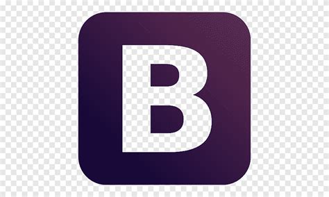 Bootstrap Scalable Graphics Logo Github Purple Violet Png Pngegg
