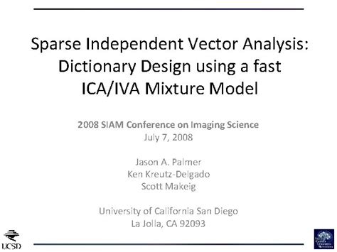 Sparse Independent Vector Analysis Dictionary Design Using A