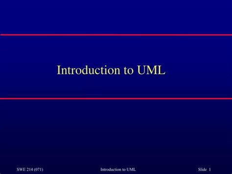 Ppt Introduction To Uml Powerpoint Presentation Free Download Id5706948