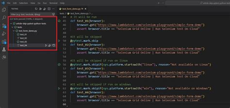 How To Use Pytest Skip Test And Xfail In Selenium Lambdatest
