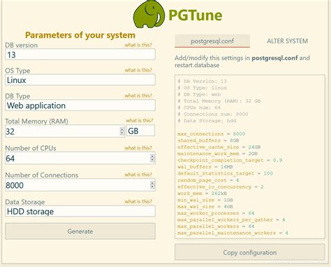 Postgresql 如何计算服务器配置参数的大小postgresql 性能配置计算 Csdn博客