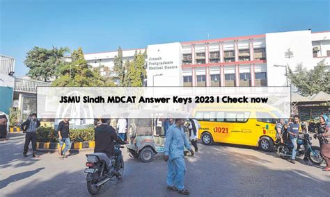 Jsmu Sindh Mdcat Answer Keys 2023 Check Now