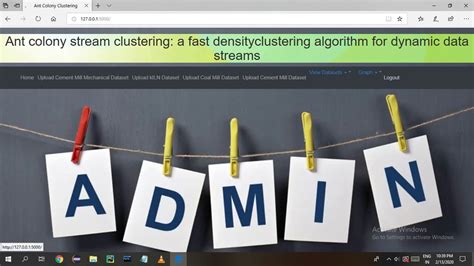 Ant Colony Stream Clustering A Fast Density Clustering Algorithm For Dynamic Data Streams