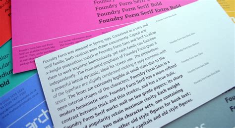 Foundry Form Sans The Foundry Types