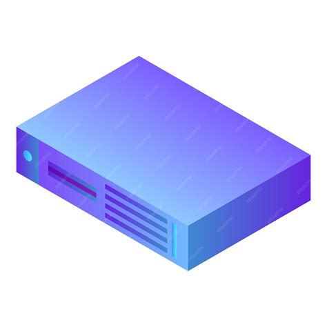 Premium Vector Server Rack Metal Icon Isometric Of Server Rack Metal Vector Icon For Web