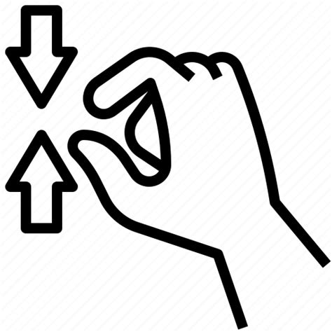 Zoom Out Cursor Finger Ui Icon Download On Iconfinder