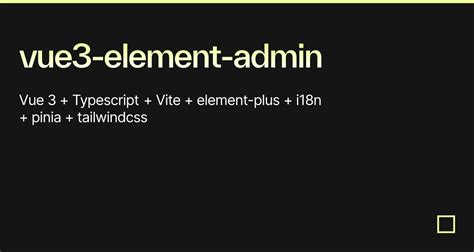 Vue3 Element Admin Codesandbox
