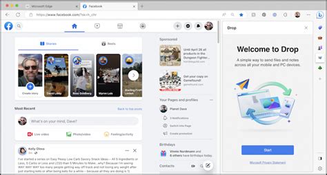 Using Microsoft Edge Drop To Easily Transfer Files Between Devices