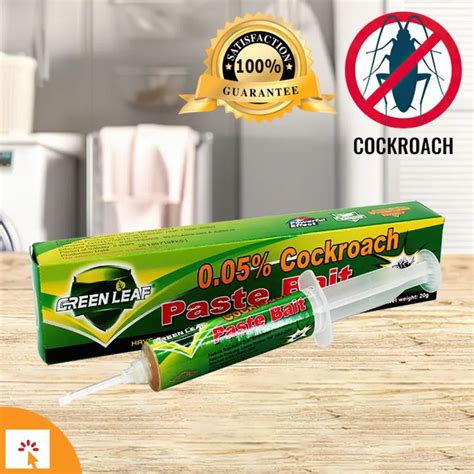 Green Leaf Roach Killer Insect Bait Cockroach Gel Bait Ant Injection Type 20g Lazada Ph