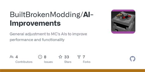 Issues · Builtbrokenmoddingai Improvements · Github