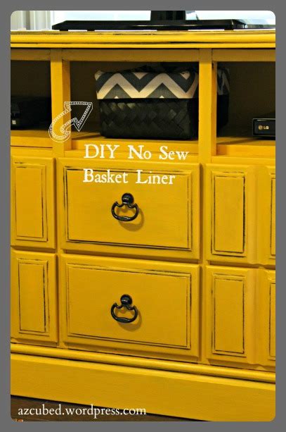 Diy Easy No Sew Basket Liner • Domestic Superhero