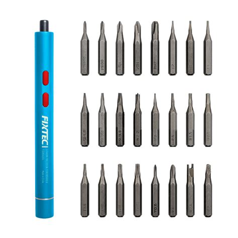 Fixtec V Li Ion Cordless Screwdriver With PCS Screwdriver Bits S Screwdriver Precision Kit