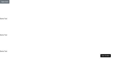 Reactstrap Modal Issue Codesandbox