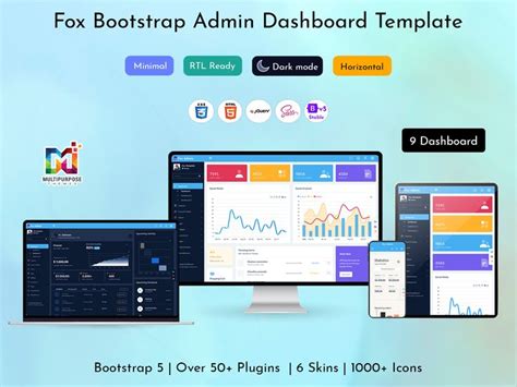 Fox Multipurpose Bootstrap 5 Admin Dashboard Template Ui Framework