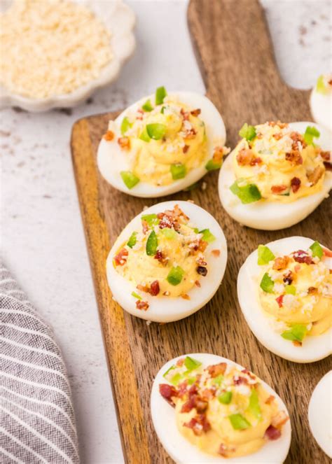 Jalapeno Popper Deviled Eggs Fab Everyday