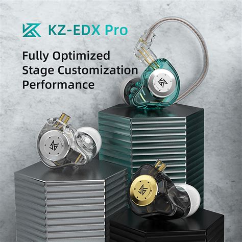 Kz Edx Pro In Ear Monitor Headphones Earphones With 1dd Hifi Deep Bass