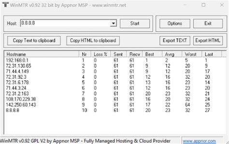 MTR Report How To Generate In Linux And Windows Hivelocity Hosting