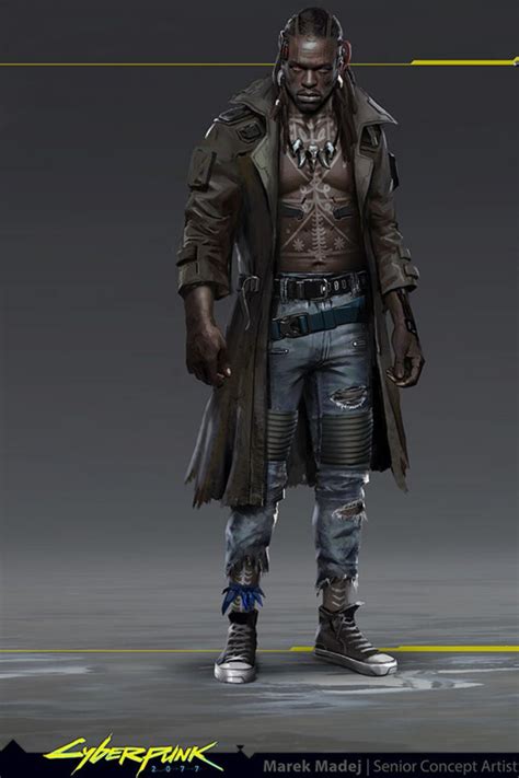 Cyberpunk Character Concept Art