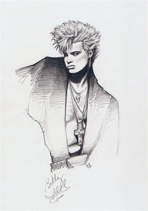 Pin By Lisa Bearden On Billy Idol Cool Art Drawings Billy Idol Sketches