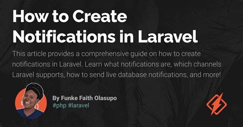 Mc Infas On Linkedin How To Create Notifications In Laravel