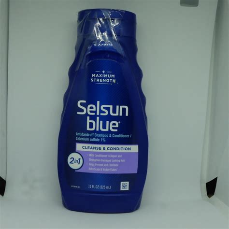 Selsun Blue Antidandruff Shampoo And Conditioner Selenium Sulfide 1 2 In 1 325 Ml Shopee