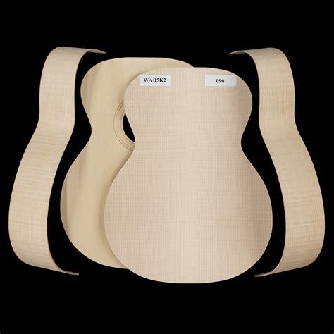 Woodstax Flame Maple Om Guitar Kit Bolt On Neck 096 Stewmac