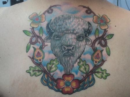 White Buffalo Tattoo By Derek Poitra Tattoonow